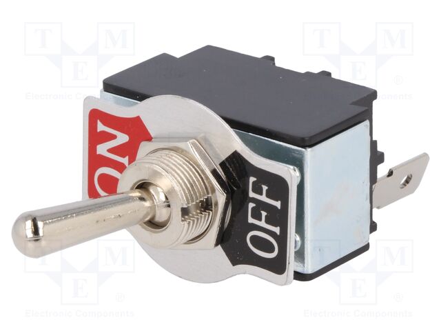 Interruptor de palanca 2 posiciones OFF-ON 20A/12VDC. Mod. R13-28A-01-HPH